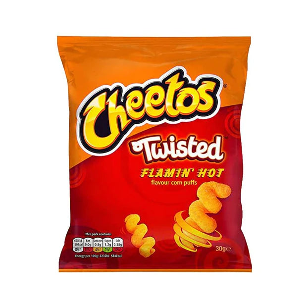 Cheetos Twisted Flaming Hot (18 x 65g) – EATinerando B2B