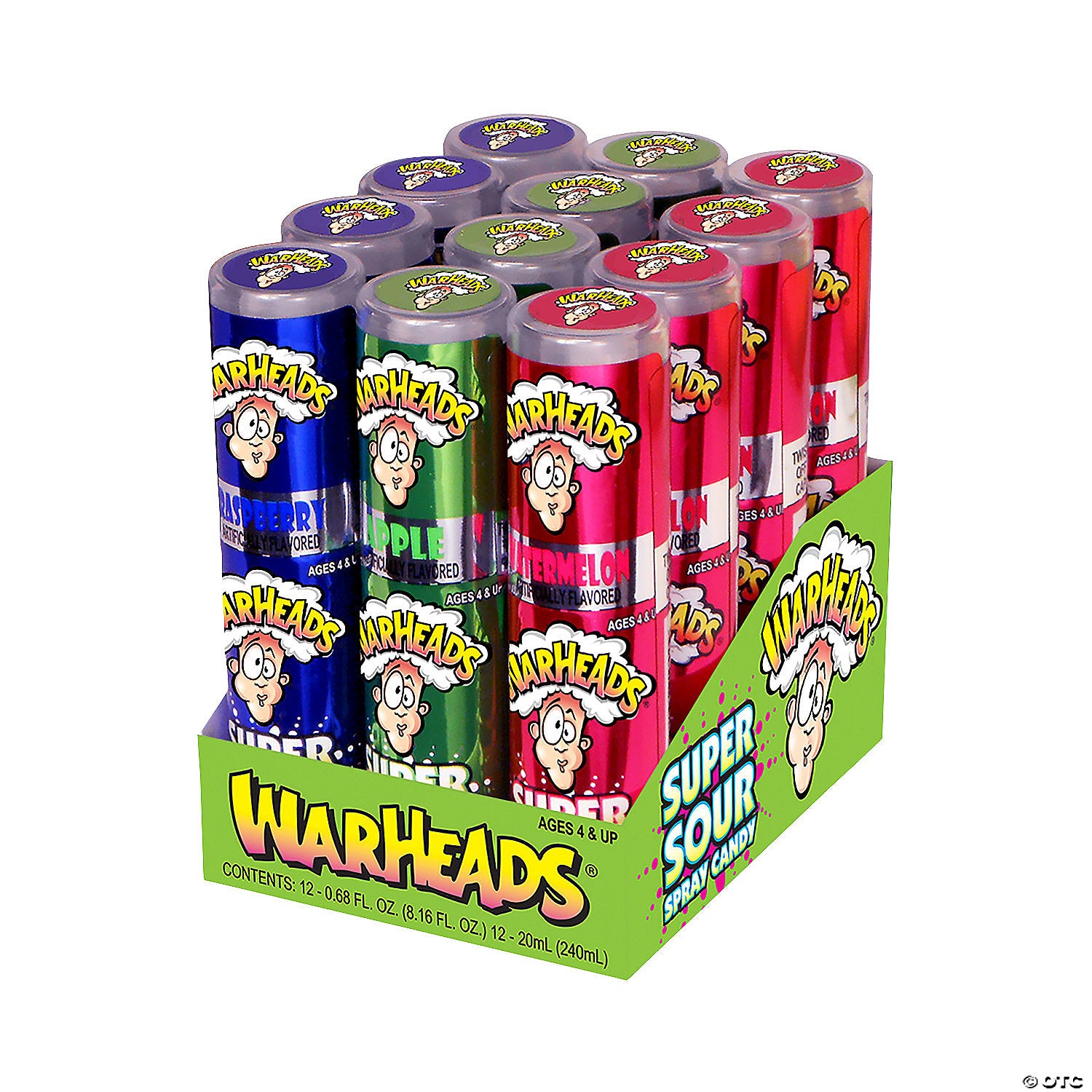 Warheads Super Sour Spray Candy (12 x 20ml) – EATinerando B2B